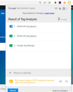 GOOGLE TAG ASSISTANT Cómo instalarla y usarla