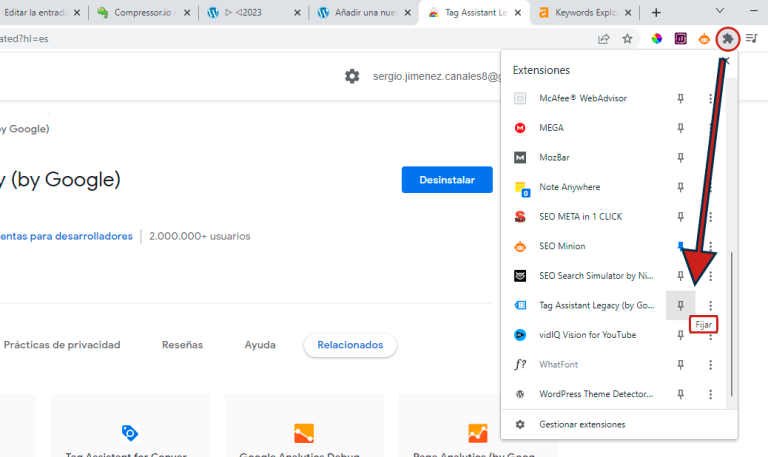 GOOGLE TAG ASSISTANT Cómo instalarla y usarla