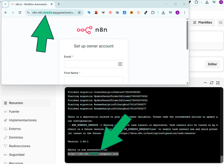 Como instalar N8N en 3 Pasos
